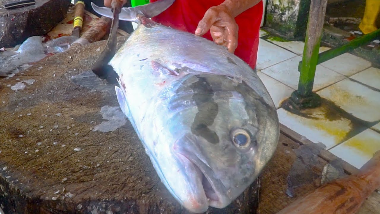 FASTEST FISH CUTTER || FISH CUTTING SKILLS FOR STEAK BBQ - YouTube