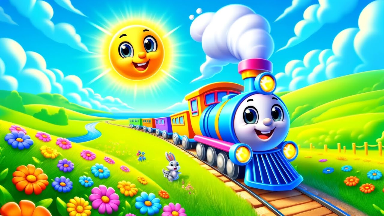 "The Chugging Train 🚂 Choo Choo | A Joyful Journey on the Tracks ...