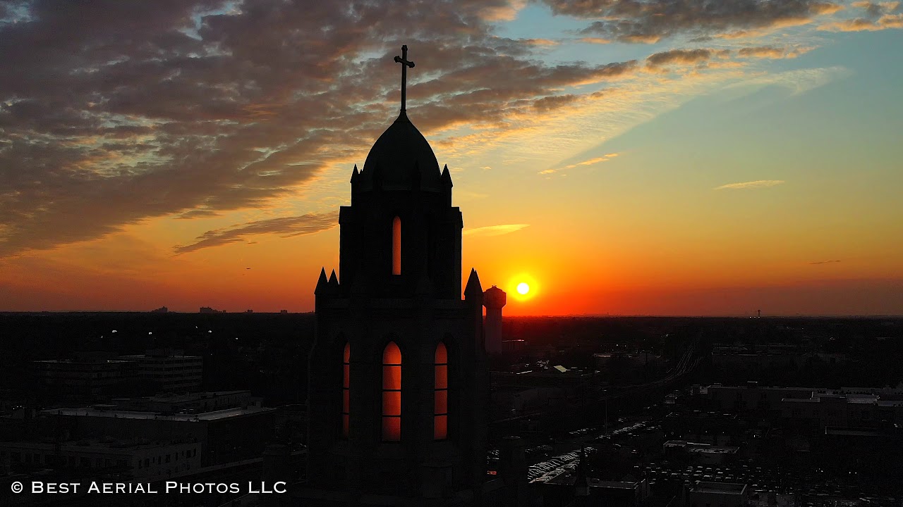 Cathedral sunset (4K) - YouTube
