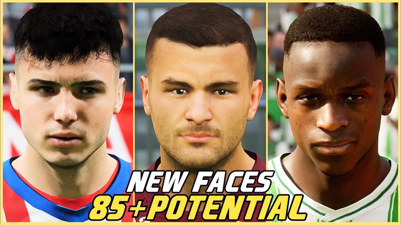 EA FC 24 - NEW 85 + POTENTIAL PLAYERS WITH REAL FACES! - YouTube