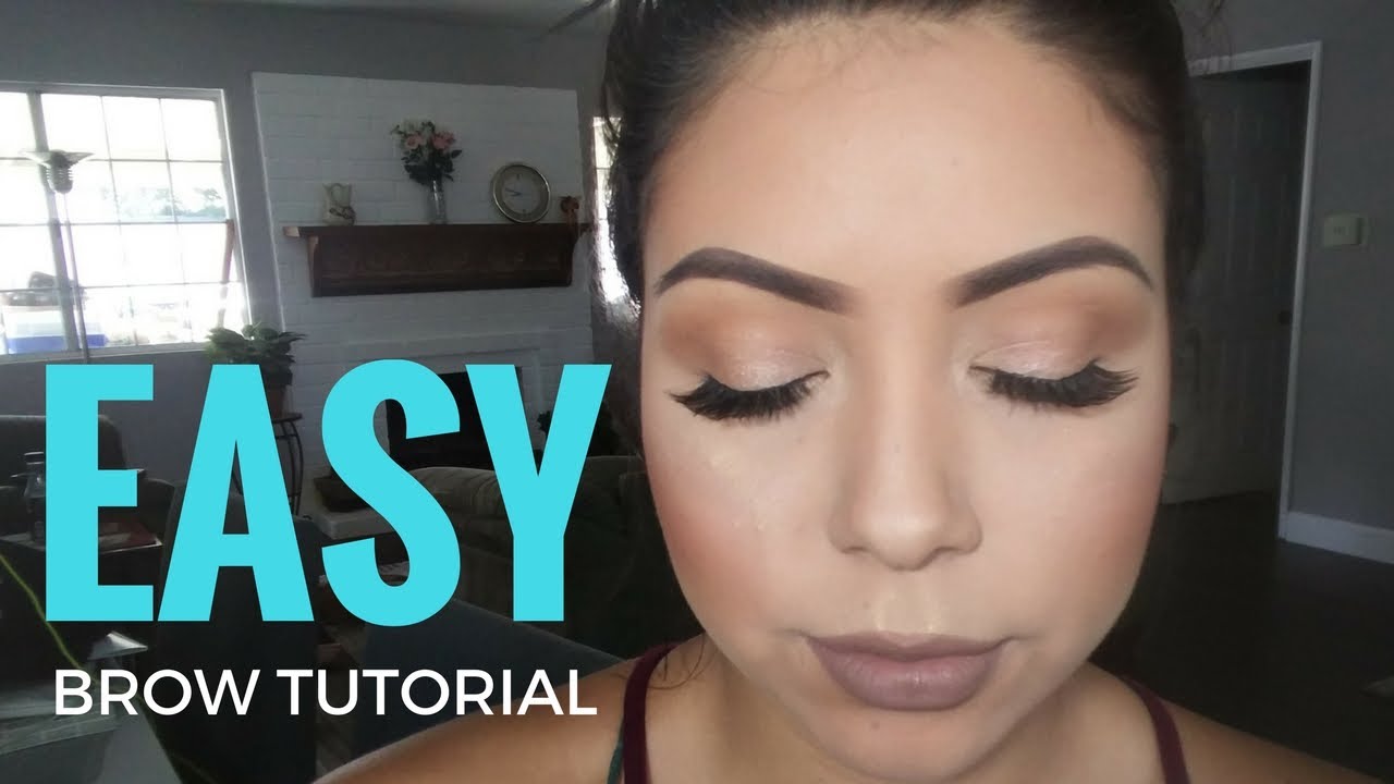 EASY Eyebrow Tutorial - YouTube