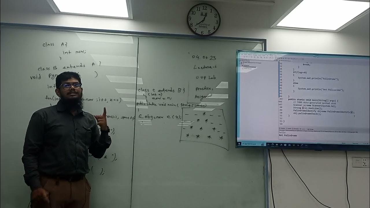 Object Oriented Programming Lab | Lecture - 06 | Part-2 | CSE | Nurul ...