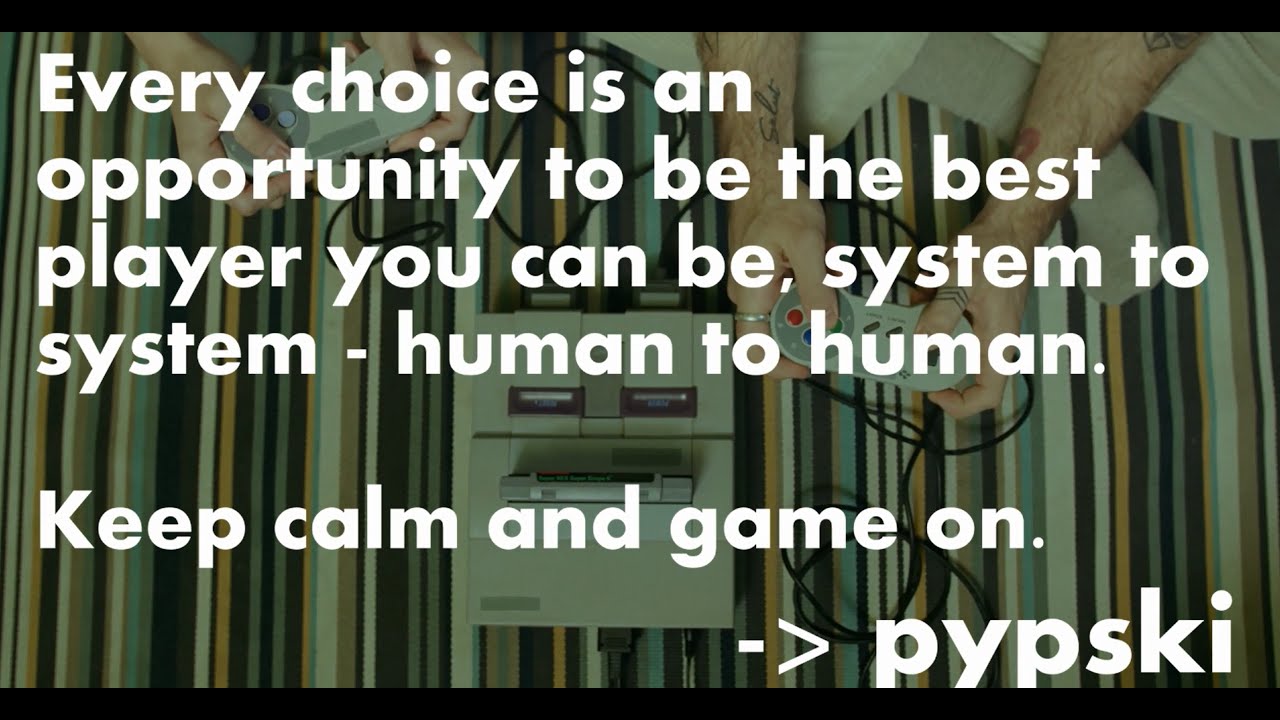 Be a kind Gamer - YouTube