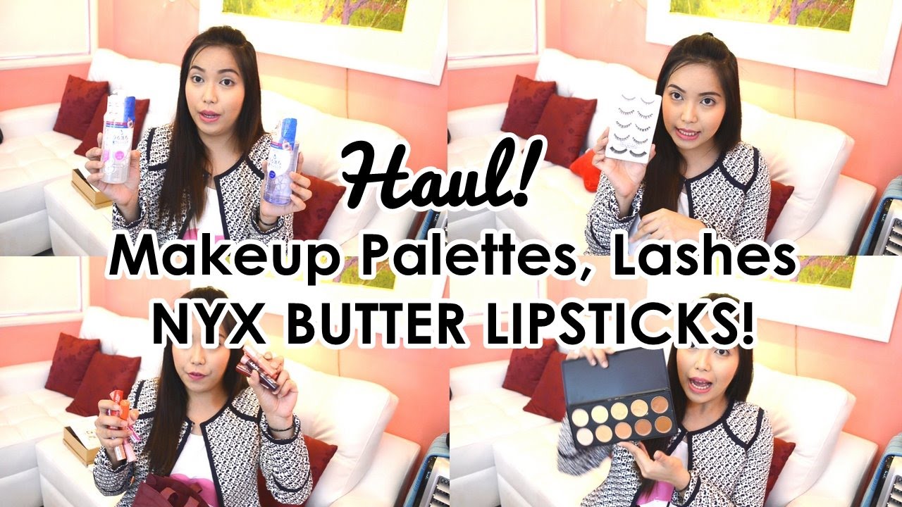 HAUL! (NYX Cosmetics, Palettes, Lashes!) - saytiocoartillero - YouTube