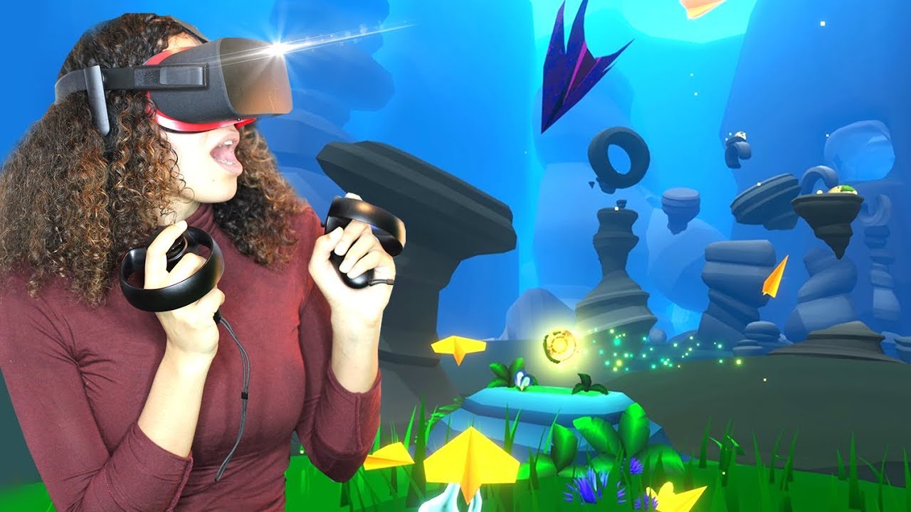 FLYING WITH PAPER PLANES!! | Paper Valley VR Review (Oculus Rift ...