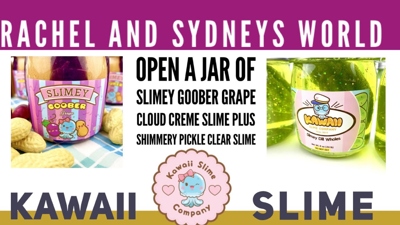 Goober Grape & Pickle Slime from Kawaii Slime Company Opening with ...