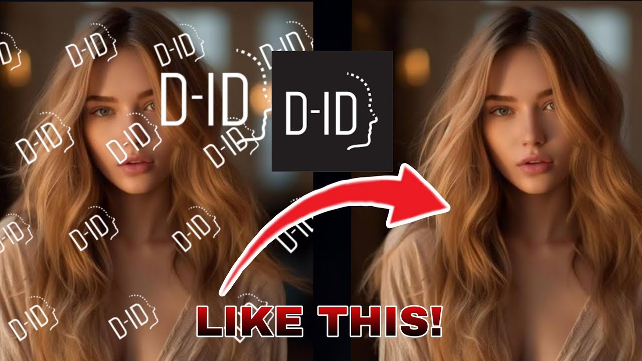 HOW TO REMOVE D-ID WATERMARK | IN LESS THAN 2 MINUTES VERY EASY - YouTube