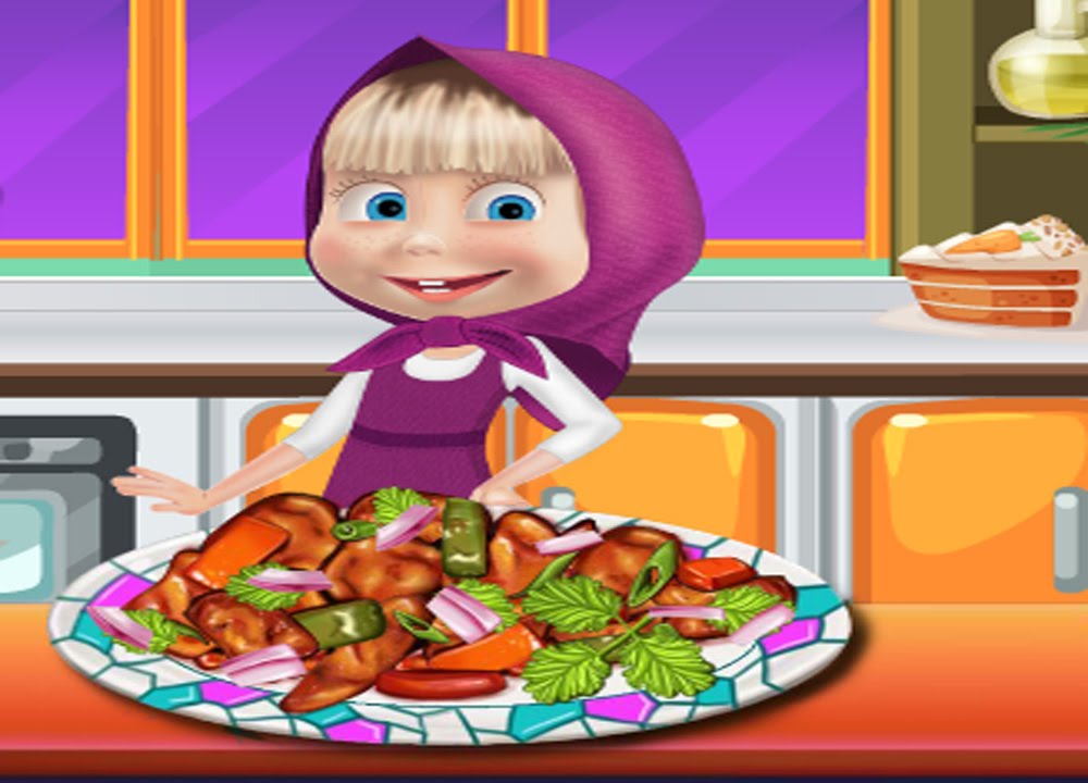 Masha Top Chef - Best Cooking Games for Girls - YouTube
