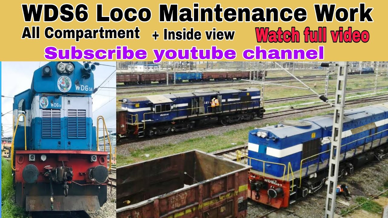 Diesel locomotive Main compartment inside view of WDG3A & WDS6 Loco ...