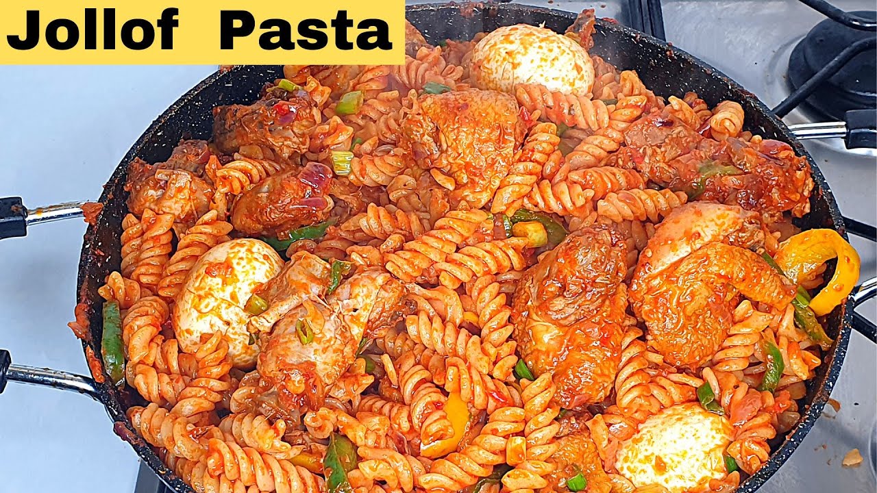 How to Make Jollof Pasta - (Tasty as Nigerian Jollof Rice) - YouTube