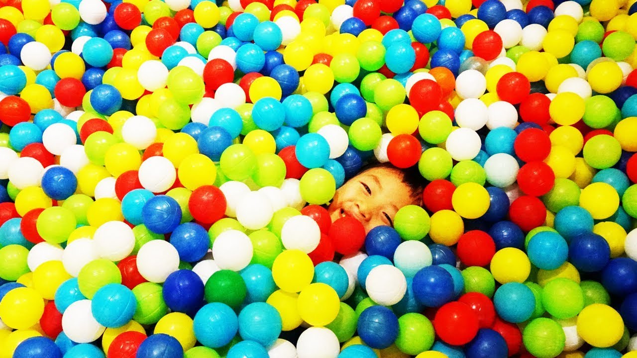 Indoor Playground Ball Pit Show for Kids | Nursery Rhymes Songs for ...
