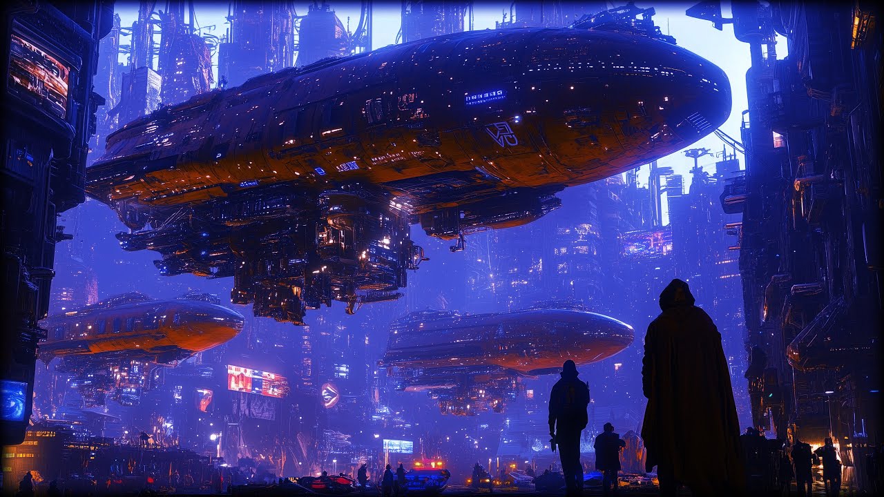 INTERSTELLAR SPACEPORT | Relaxing Space Music with THETA WAVES for Focus & Sleep 🌌 - YouTube