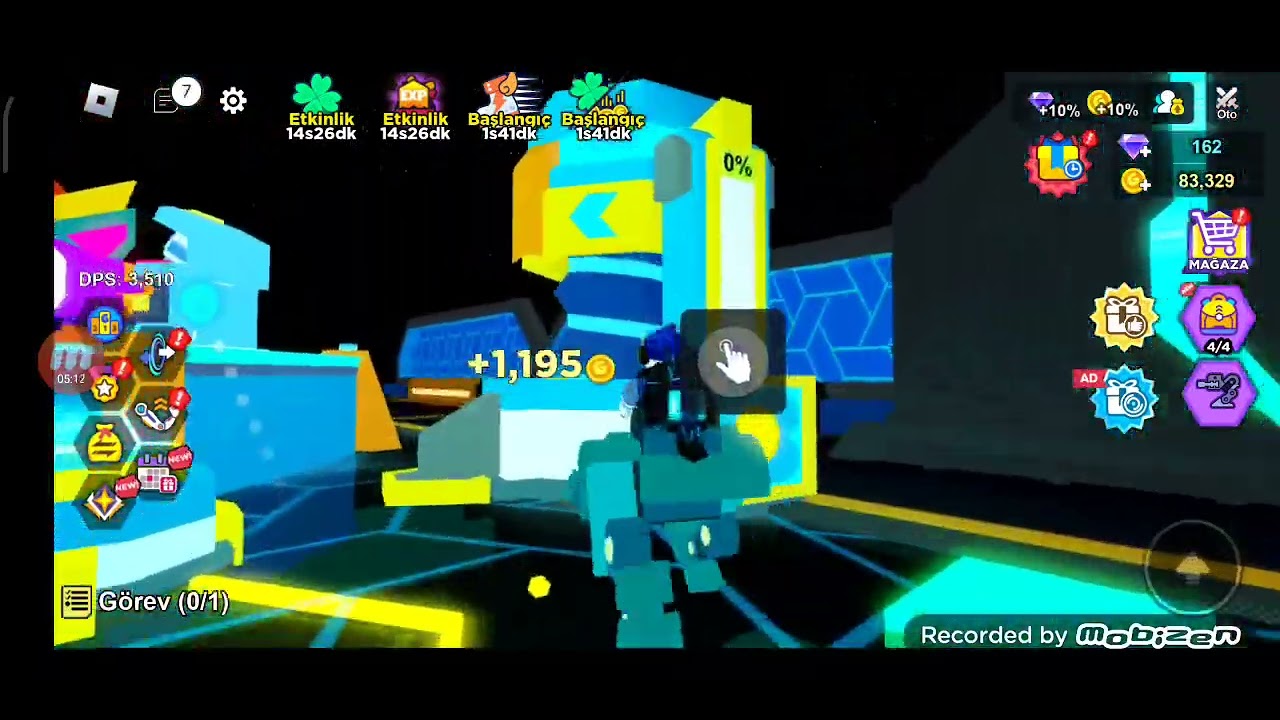 Uzaya Çıktık Roblox Bot clash simulator - YouTube