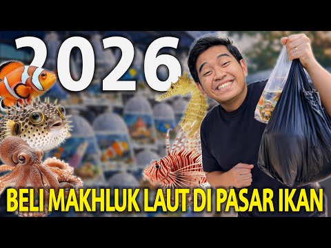 HUNTING MAKHLUK LAUT APAPUN YANG AKU TEMUIN DI PASAR IKAN TERBESAR BANDUNG 2026!