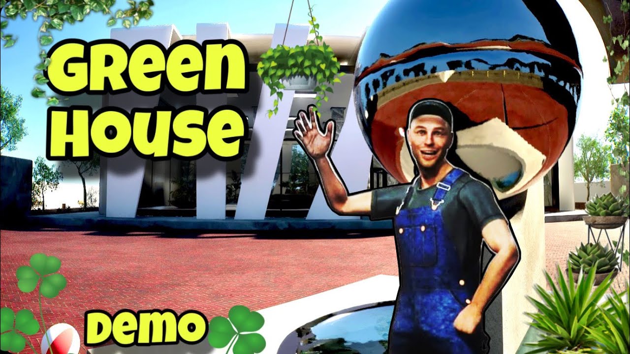 THIS GAME IS a 🍃 LIFELIKE LIMINAL LABYRINTH 🌿 - Greenhouse Demo Pt 1 ...