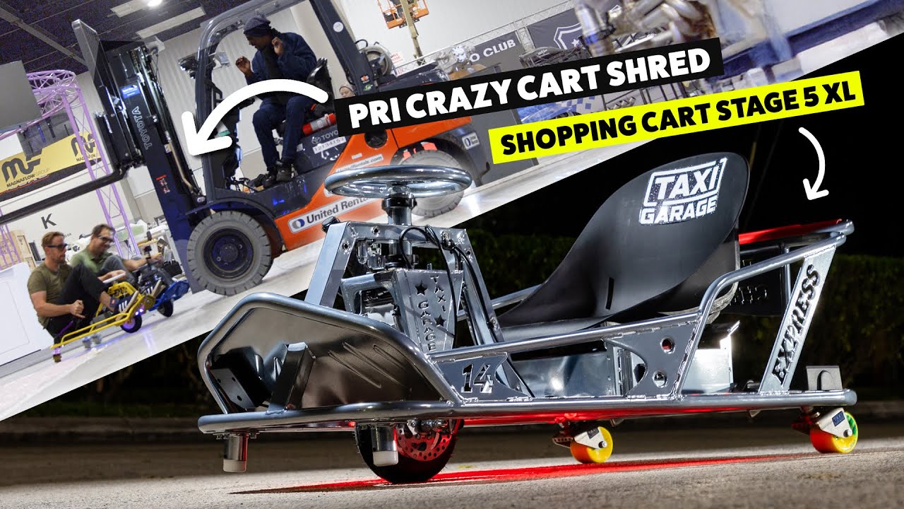 We invade a trade show with our Drift Carts + Custom Shopping Cart ...