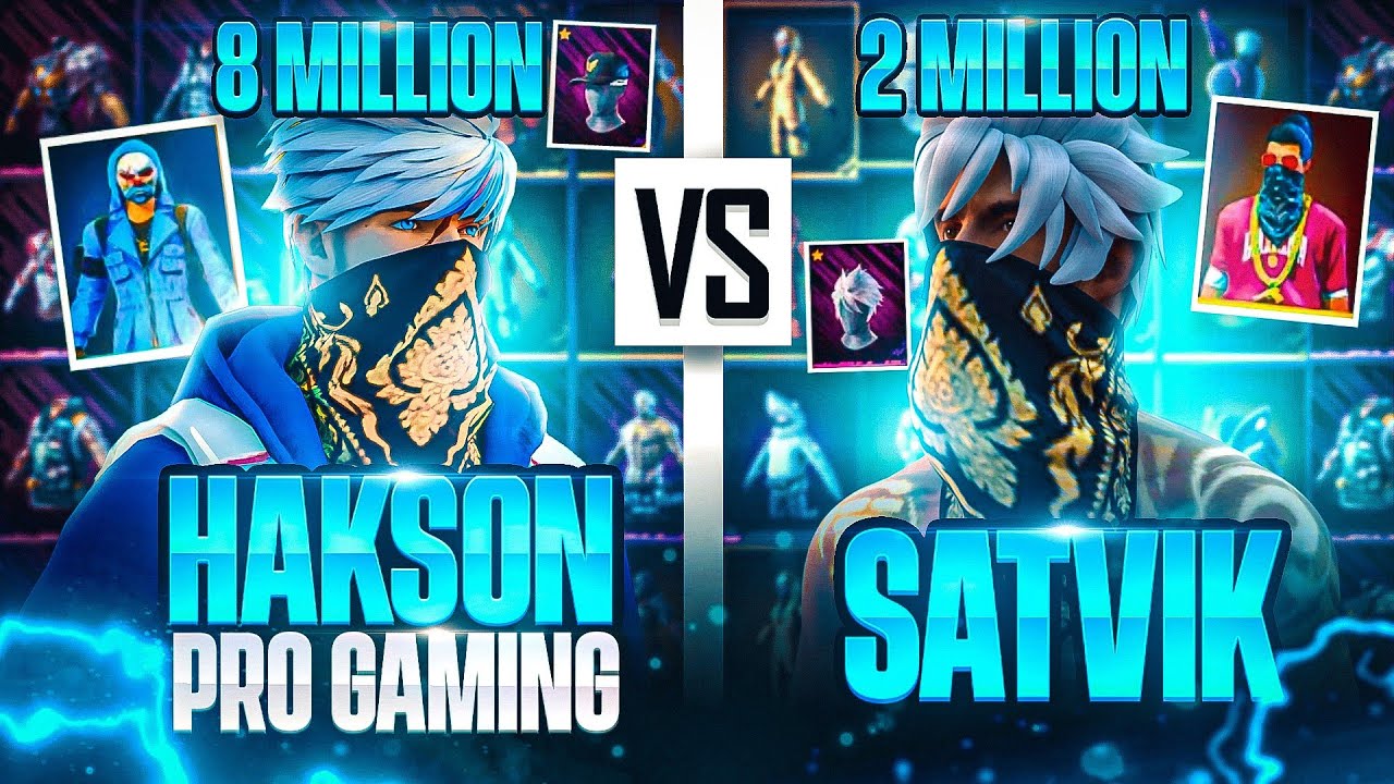 SATVIK VS HAKSON PRO GAMING 🔥 COLLECTION VERSES OF THE YEAR - GARENA ...