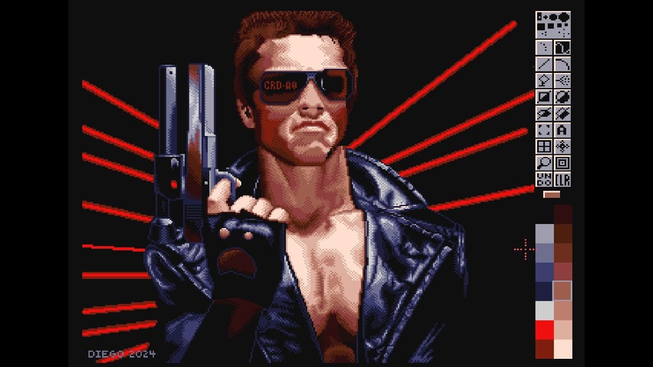 Tutorial Completo Deluxe Paint II 3/3 - YouTube