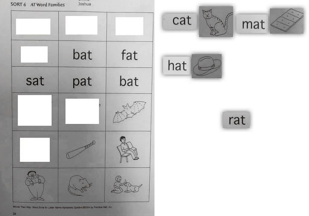 LNA- sort 6: AT Word Family - YouTube