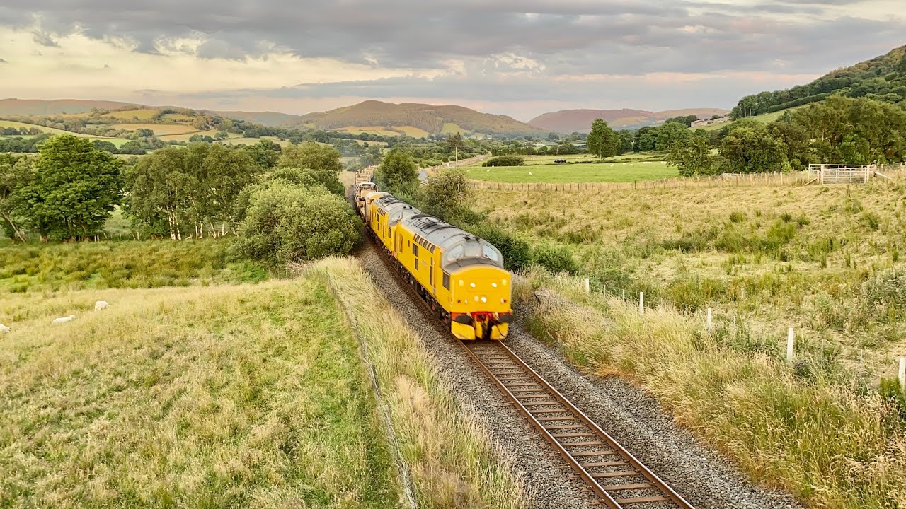 Class 37s Storming The Cambrian - Talerddig - 18/7/21 - YouTube
