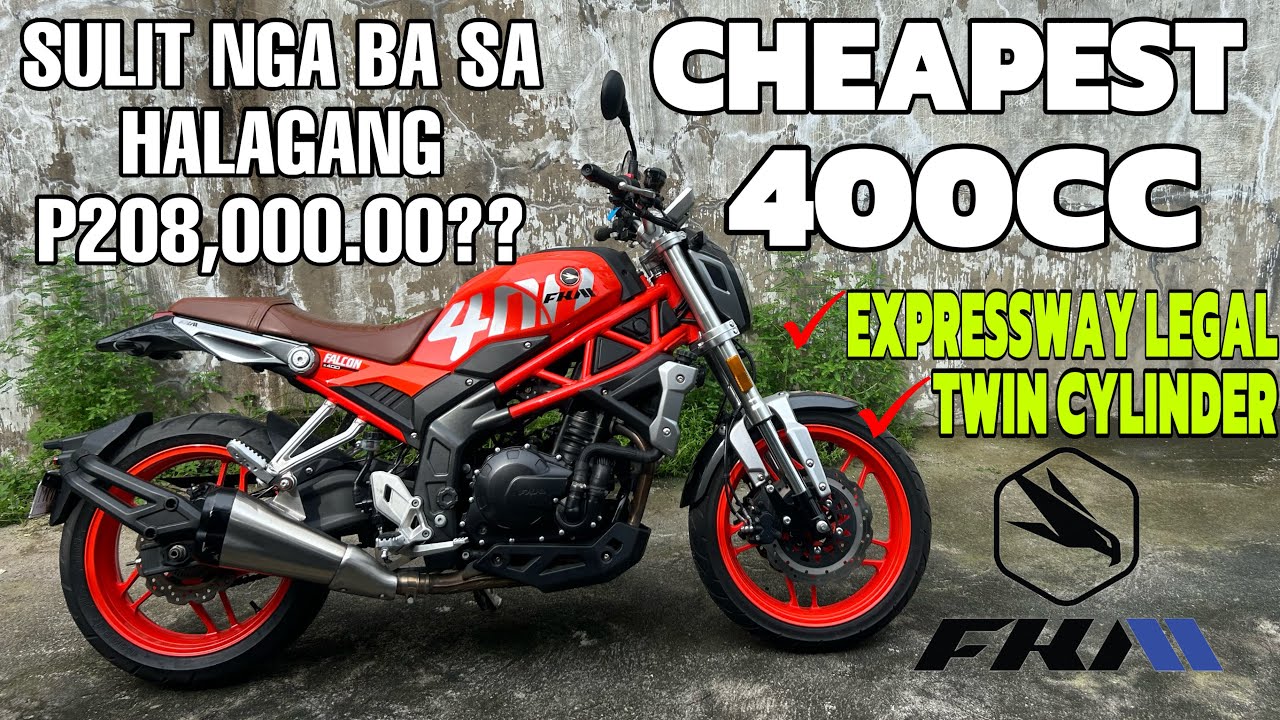 PINAKA MURANG BIGBIKE | TWIN CYLINDER | FKM FALCON X400 #fkmfalconx400 ...