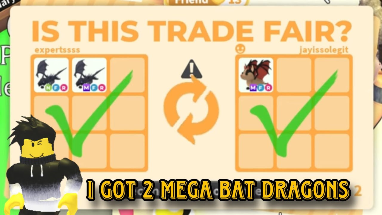 I JUST GOT 2 MEGA BAT DRAGON | Roblox Adopt Me! - YouTube