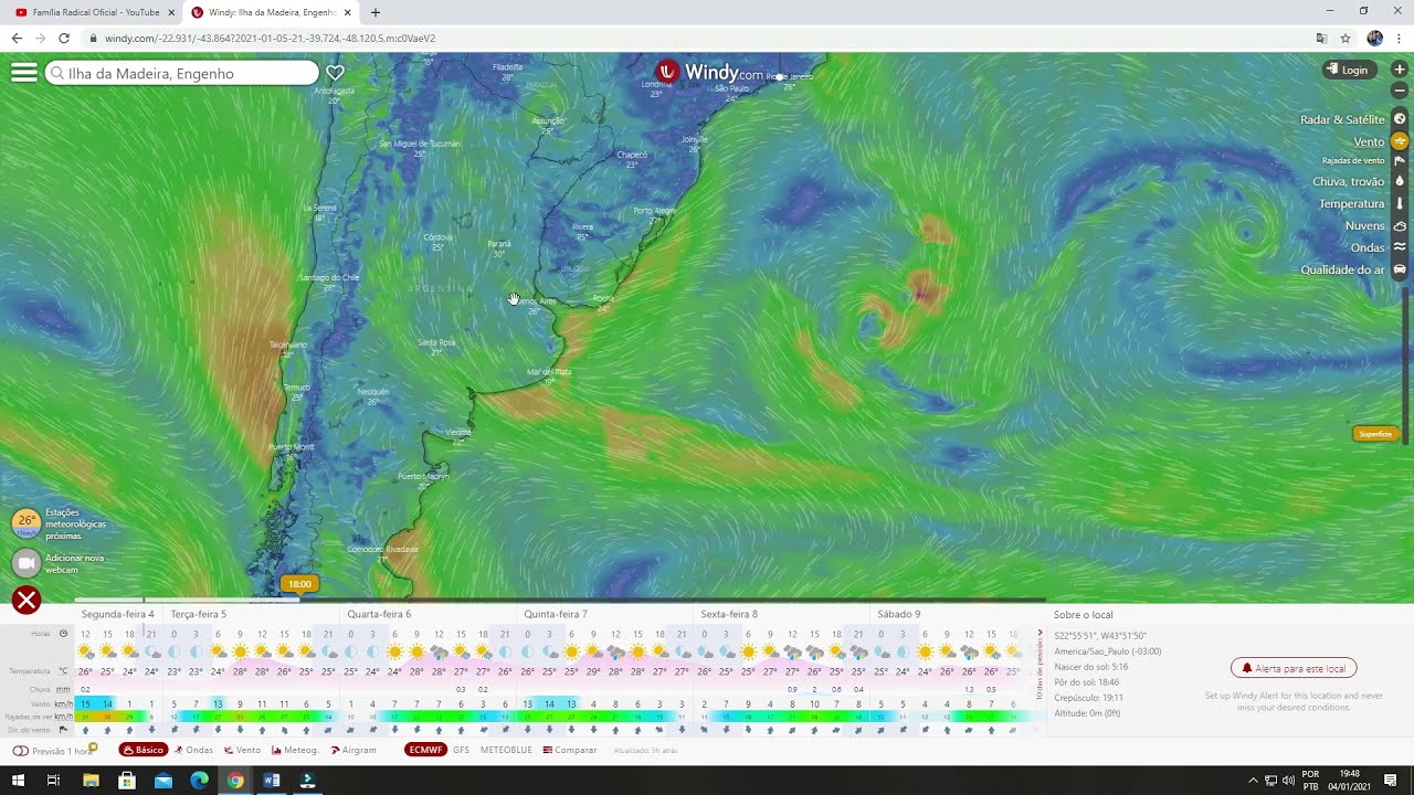 Meteorologia para iniciantes de maneira pratica e fácil pelo Windy ...
