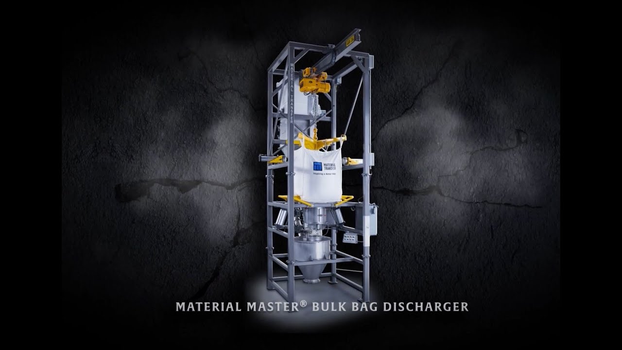 Material Master® Bulk Bag Discharger | Material Transfer - YouTube