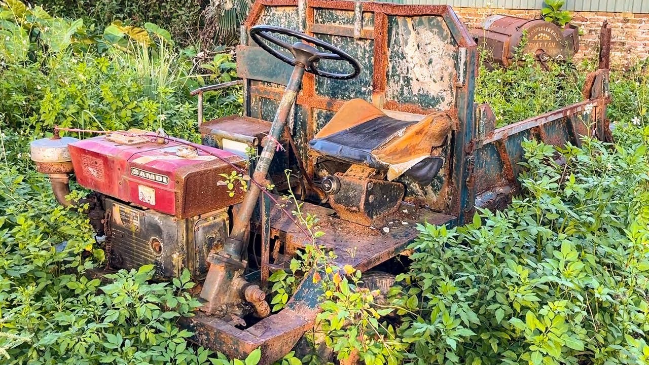 Genius at Work: Restoring and Repairing an Antique Dump Truck! 🚛🔧 P1 ...