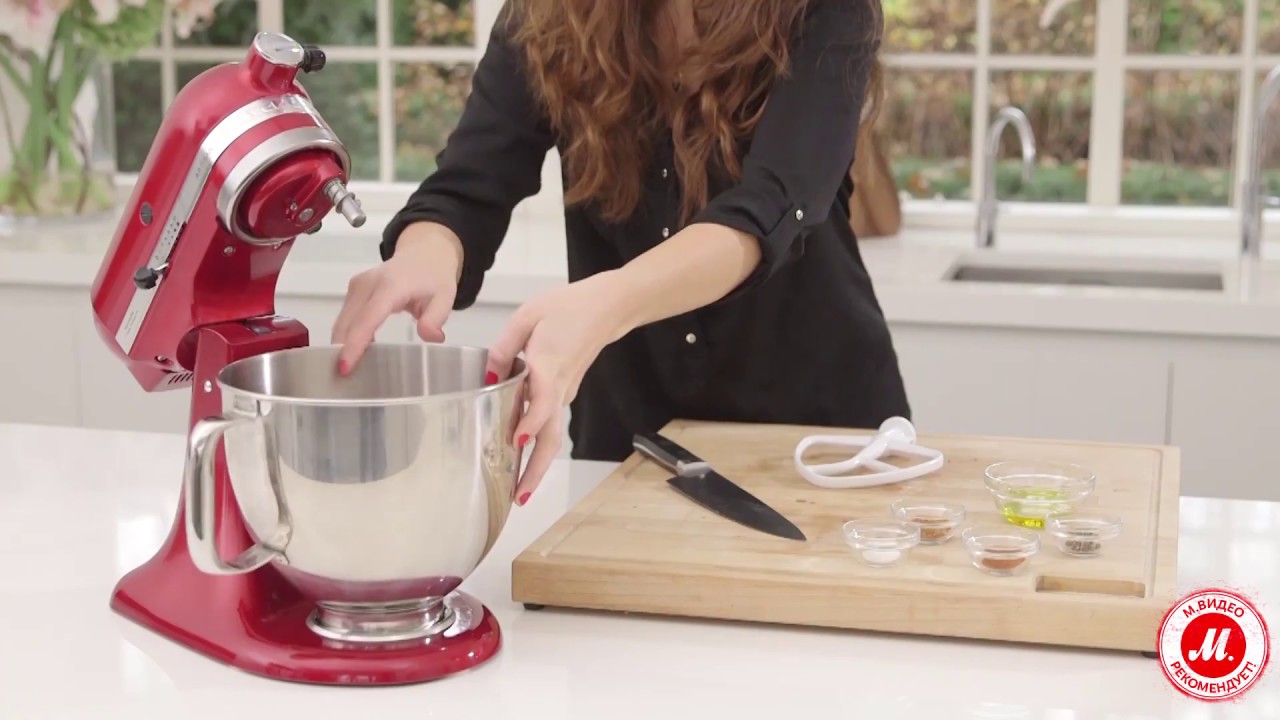 Насадка-мясорубка для кухонного комбайна KitchenAid 5FGA - YouTube