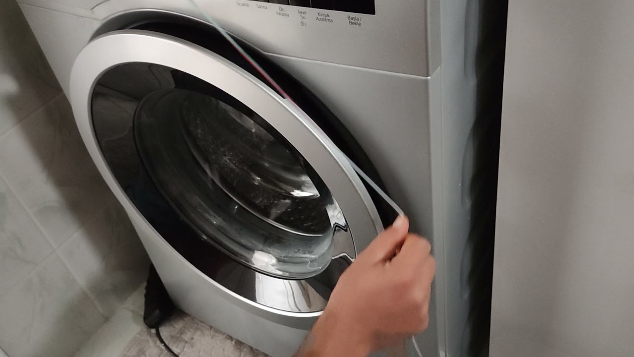 Açılmayan Çamaşır Makinası Kapak Açma Basit Yöntemi // washing machine ...