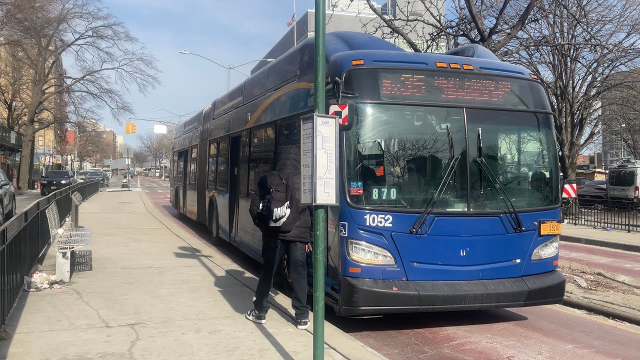 MTA NYCT Bus: 2018 NFI XN60 #1052 on Bx35 to WEST FARMS RD JENNINGS ST ...