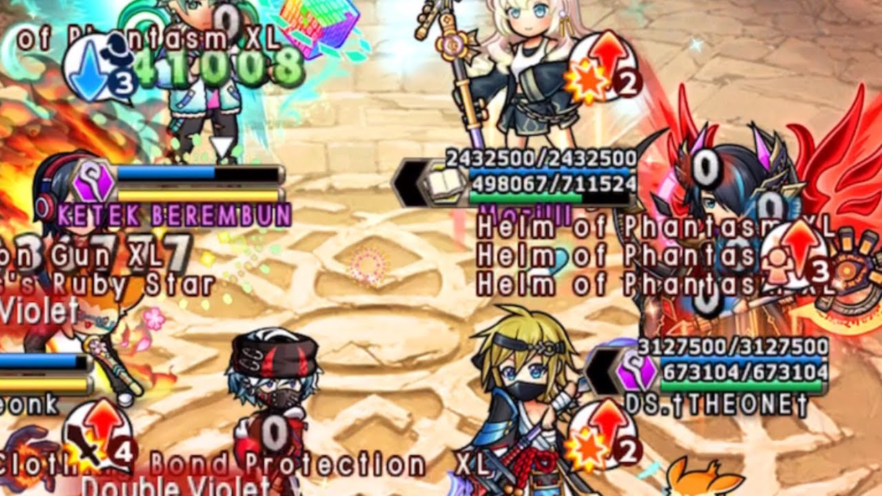 Unison League ,Gui guild battle normal match. - YouTube