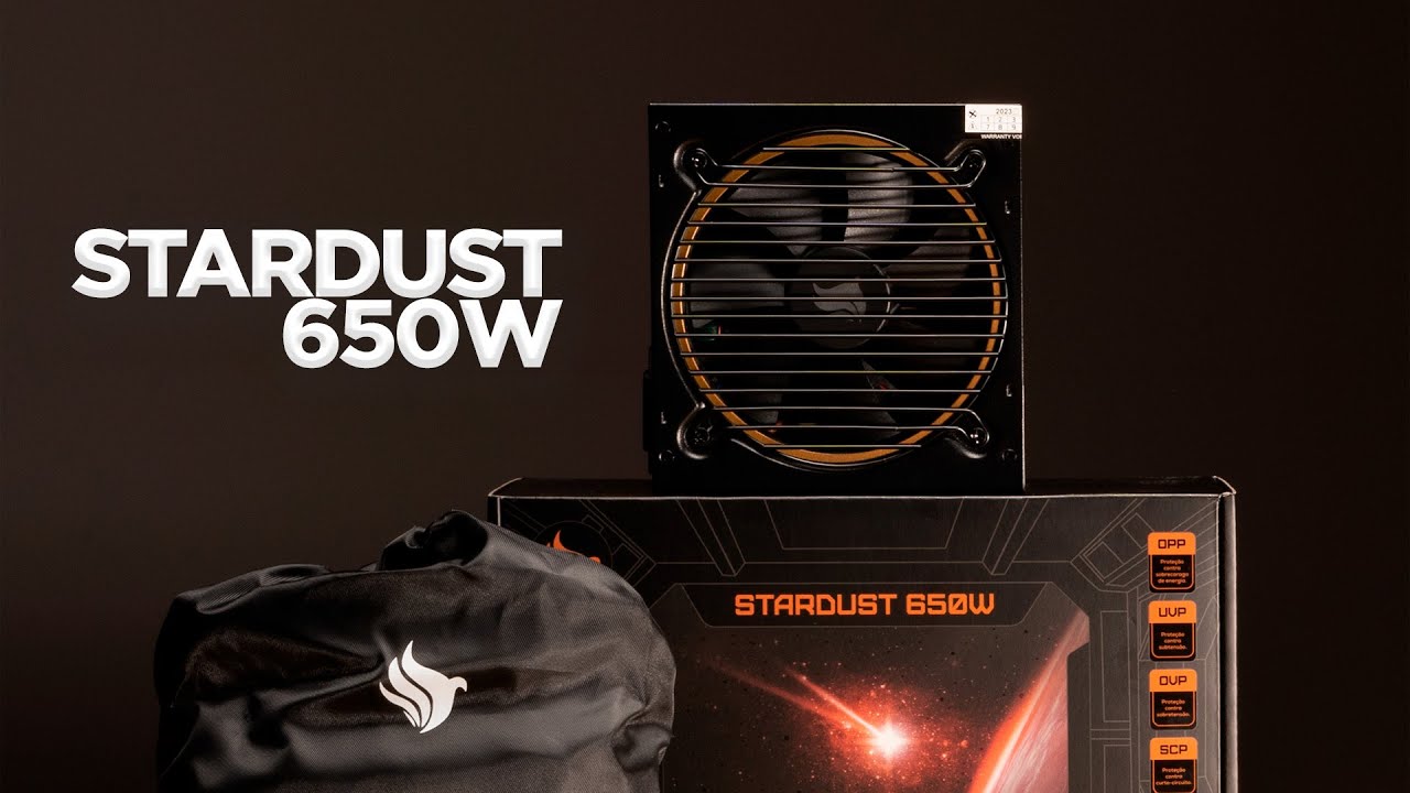 FONTE PICHAU STARDUST 650W - PRA EQUIPAR SETUP COM RTX 3060 OU RX 6700 - YouTube