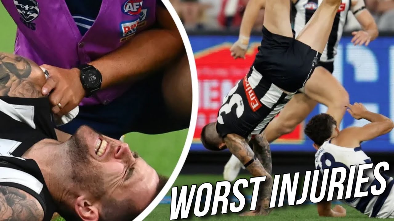 AFL Worst Injuries Of All Time - YouTube