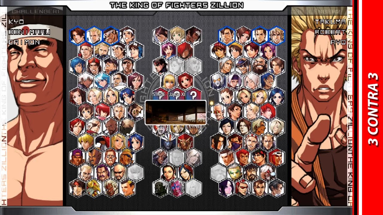 KOF ZILLION 4.1 MUGEN [102 CHARS] | #3CONTRA3 - YouTube