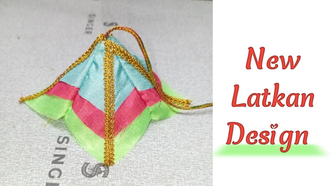 Beautiful Latkan Design || New Latkan Design With Lace || Simple And ...