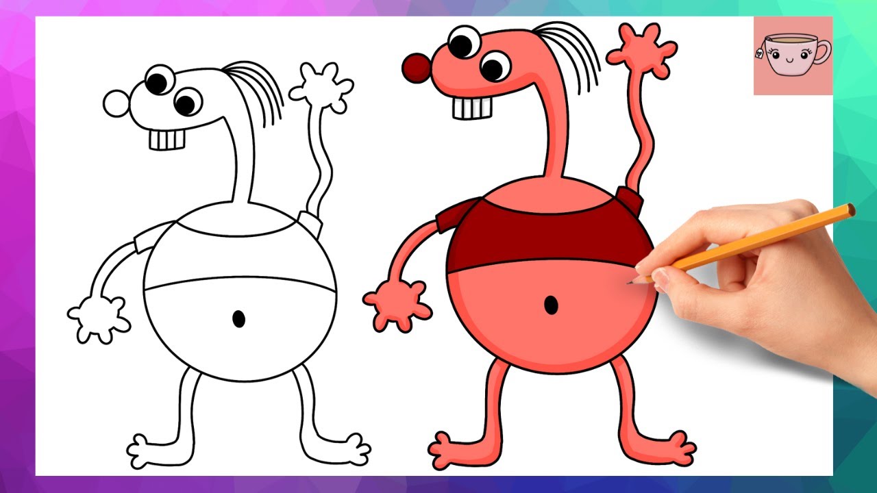 How To Draw Oony Balloony from Garten of Banban 8 | Easy Drawing ...