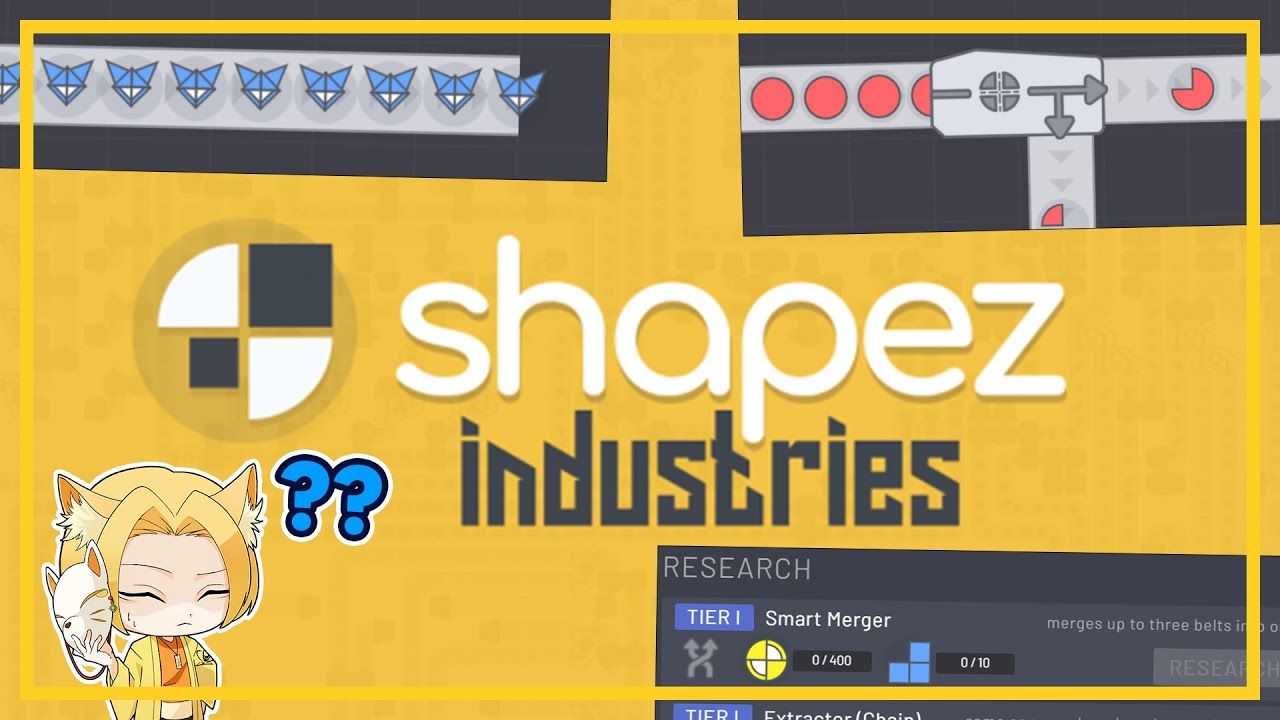 [shapez MOD] shapez industries 遊んでみる！#2[配信] - YouTube