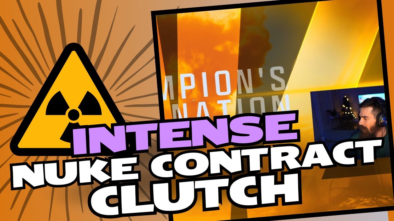 Intense Call Of Duty - Warzone NUKE contract ending (last 5min gameplay ...