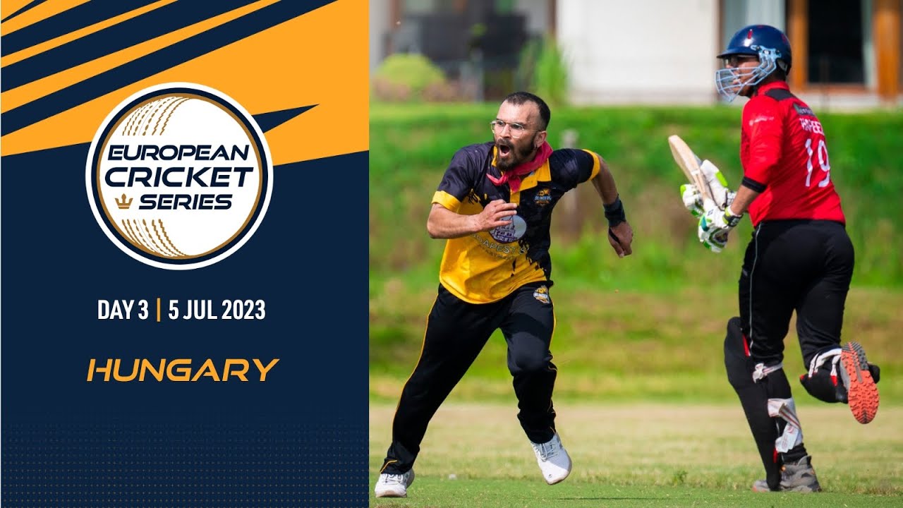 🔴 ECS Hungary, 2023 | Day 3 | T10 Live Cricket | European Cricket - YouTube