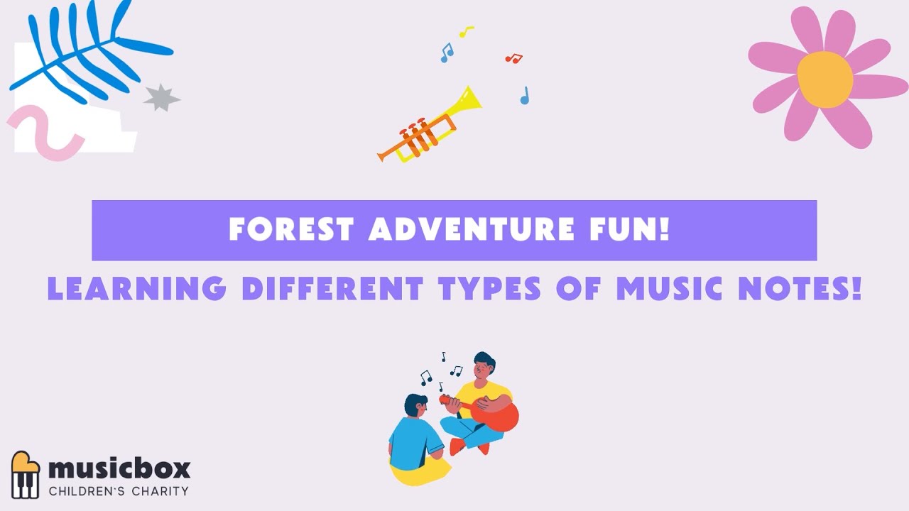 Forest Adventure Fun! Learning Different Types of Music Notes! 🎵 - YouTube