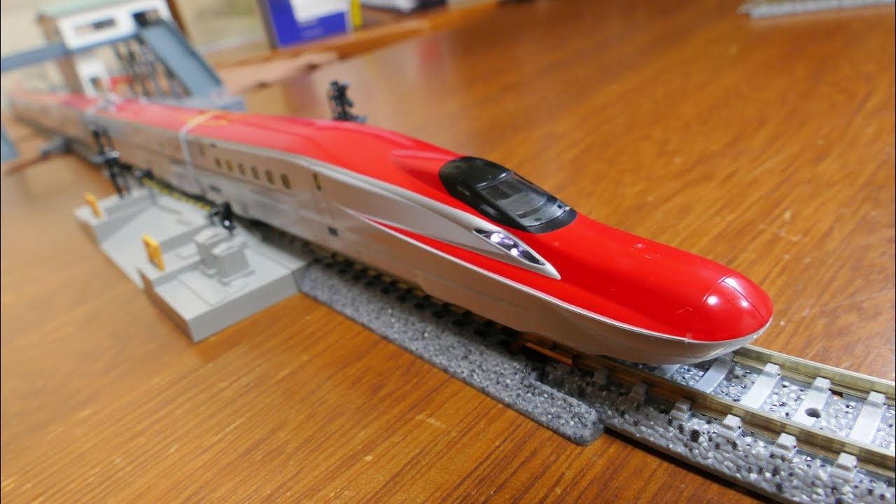 Nゲージ TOMIX E6系フル編成の動画を3分でまとめてみた - YouTube