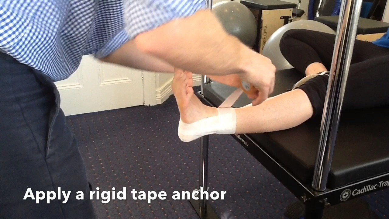 How to tape an ankle for return to sport - Lateral Ankle Stability ...
