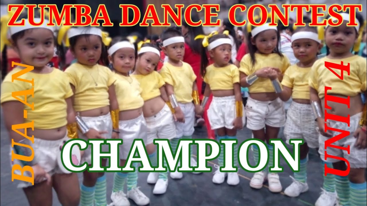 ZUMBA DANCE CONTEST CHAMPION UNIT 4 BUA-AN DAYCARE CENTER - YouTube