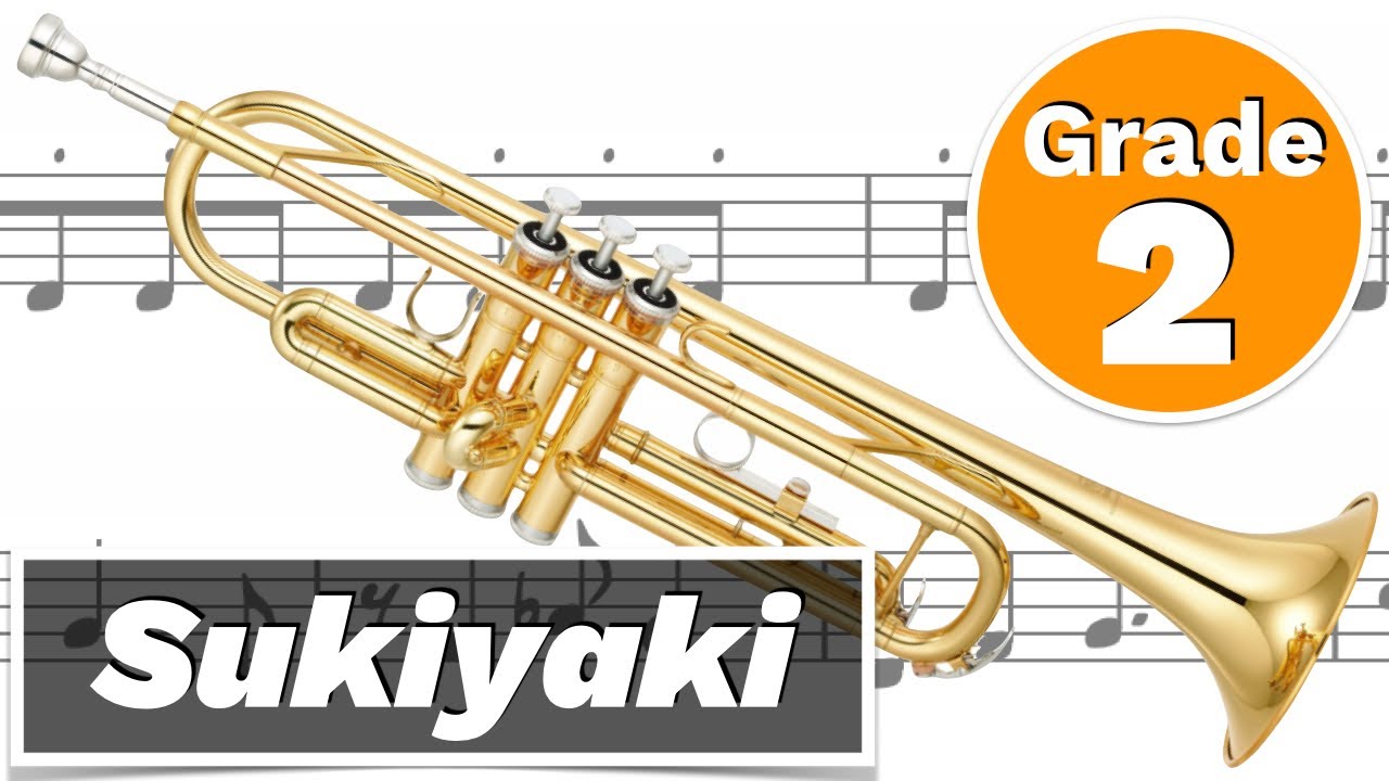 How to Play Sukiyaki on the Trumpet - Grade 2 - YouTube