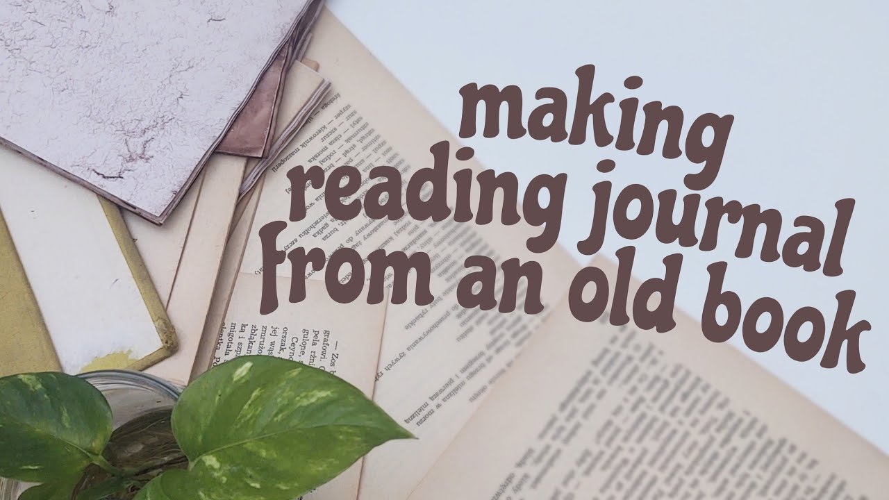 Making reading journal | DIY junk journal - YouTube