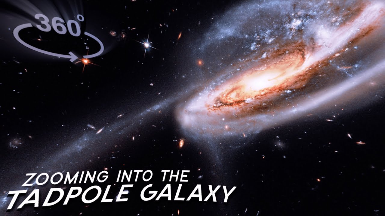 Go Inside the Stunning TadPole Galaxy: A 360° VR Experience [4K] - YouTube