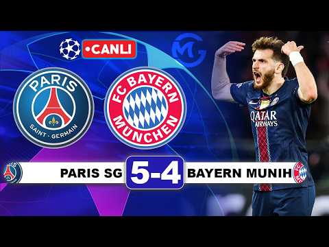 PSG 5-4 Bayern Münih / Şampiyonlar Ligi Canlı