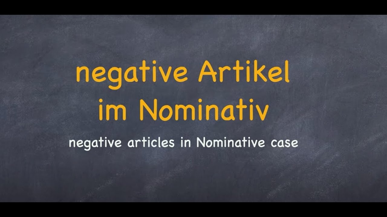 A1 Negative Article - YouTube
